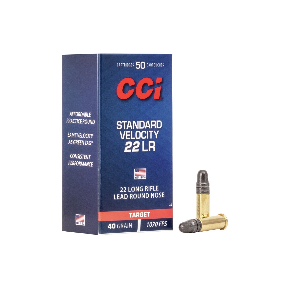 Amunicja .22LR CCI STANDARD VELOCITY 40gr opakowanie 50szt. | Aro Broń
